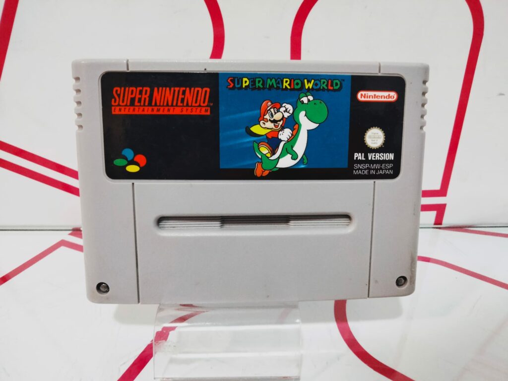CARTUCHO SUPER NINTENDO SUPER MARIO WORLD PAL VERSION ESPAÑOL – Nolotire