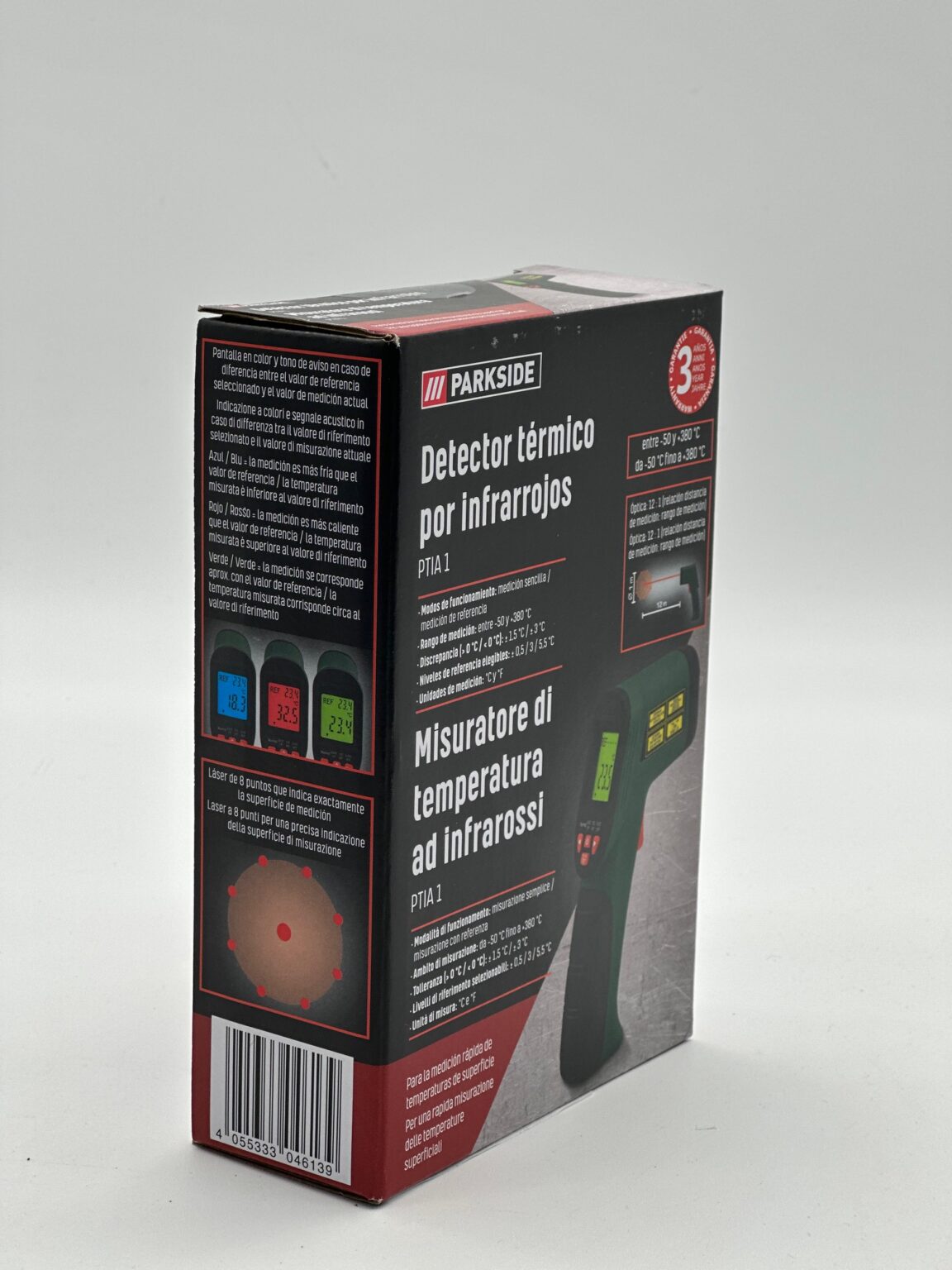 DETECTOR PARKSIDE TERMICO POR INFRARROJOS PTI A1 – Nolotire