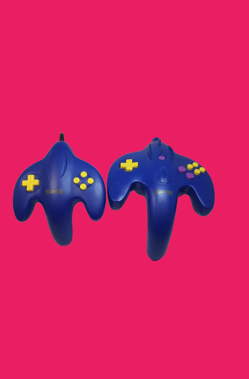 VIDEOCONSOLA MANDO MEGA GUN POWER AZUL – Nolotire