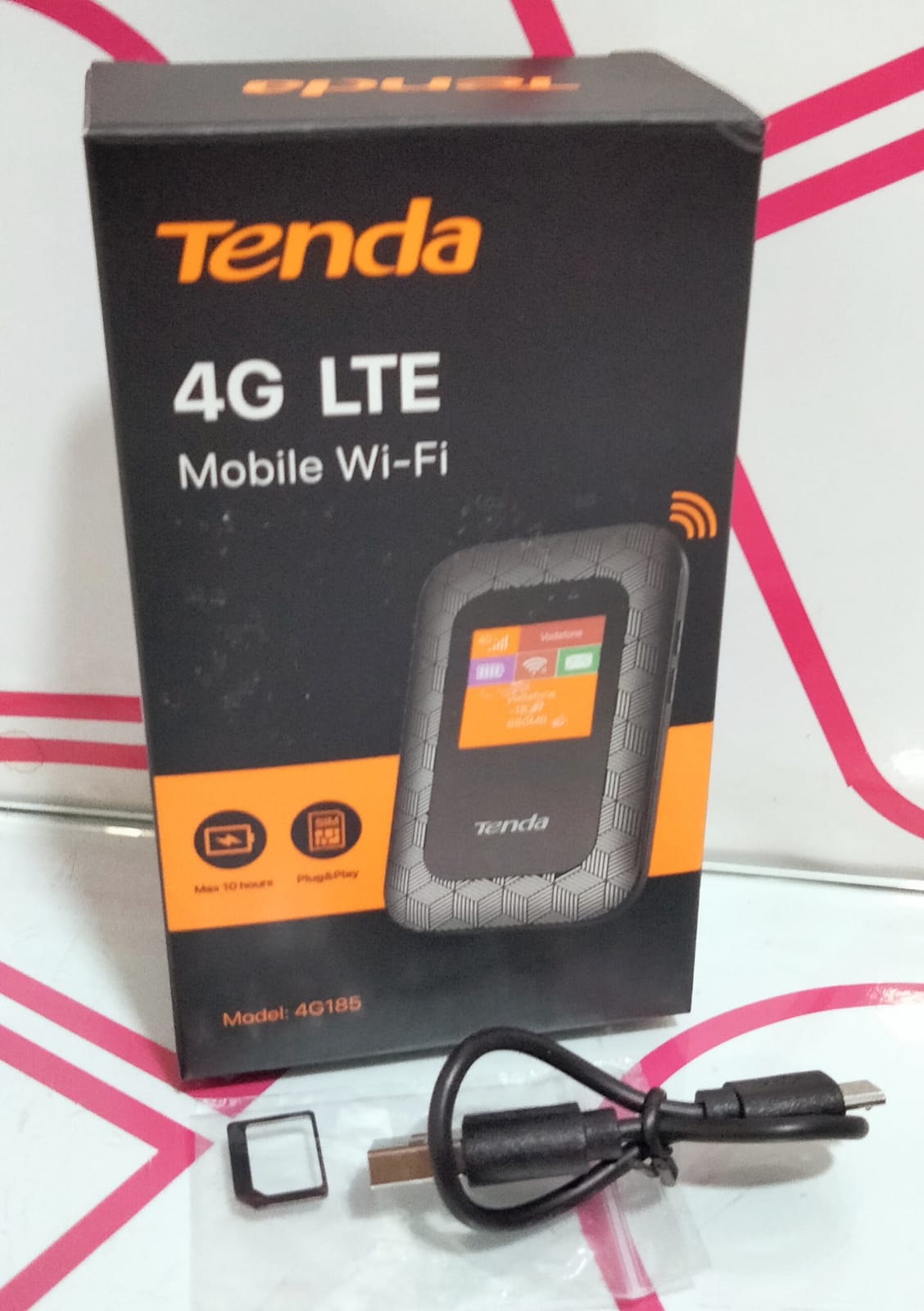 ROUTER 4G WIFI TENDA 4G185 COMPLETO C/G – Nolotire