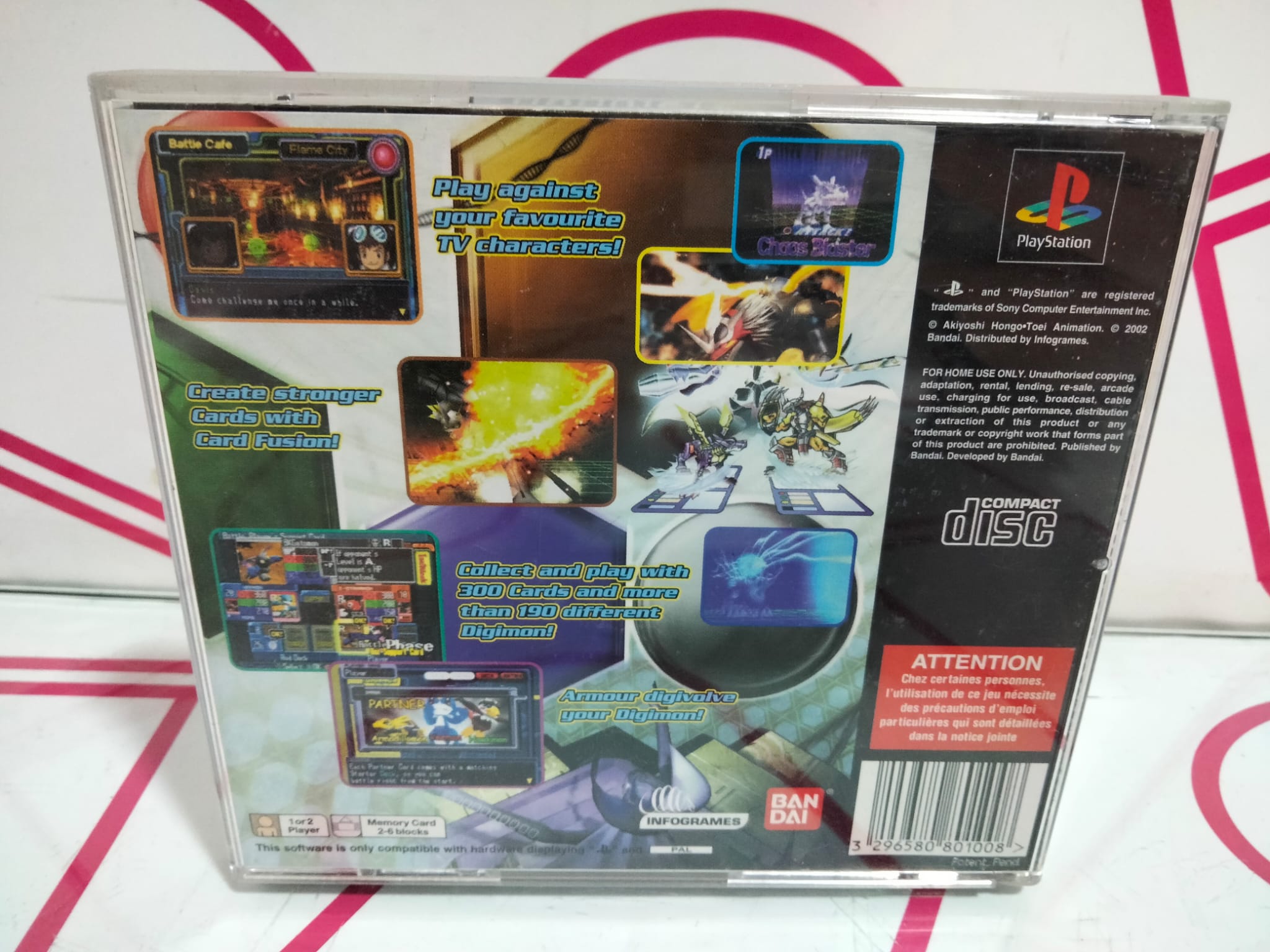 VIDEOJUEGO PS ONE DIGIMON DIGITAL CARD BATTLE – Nolotire