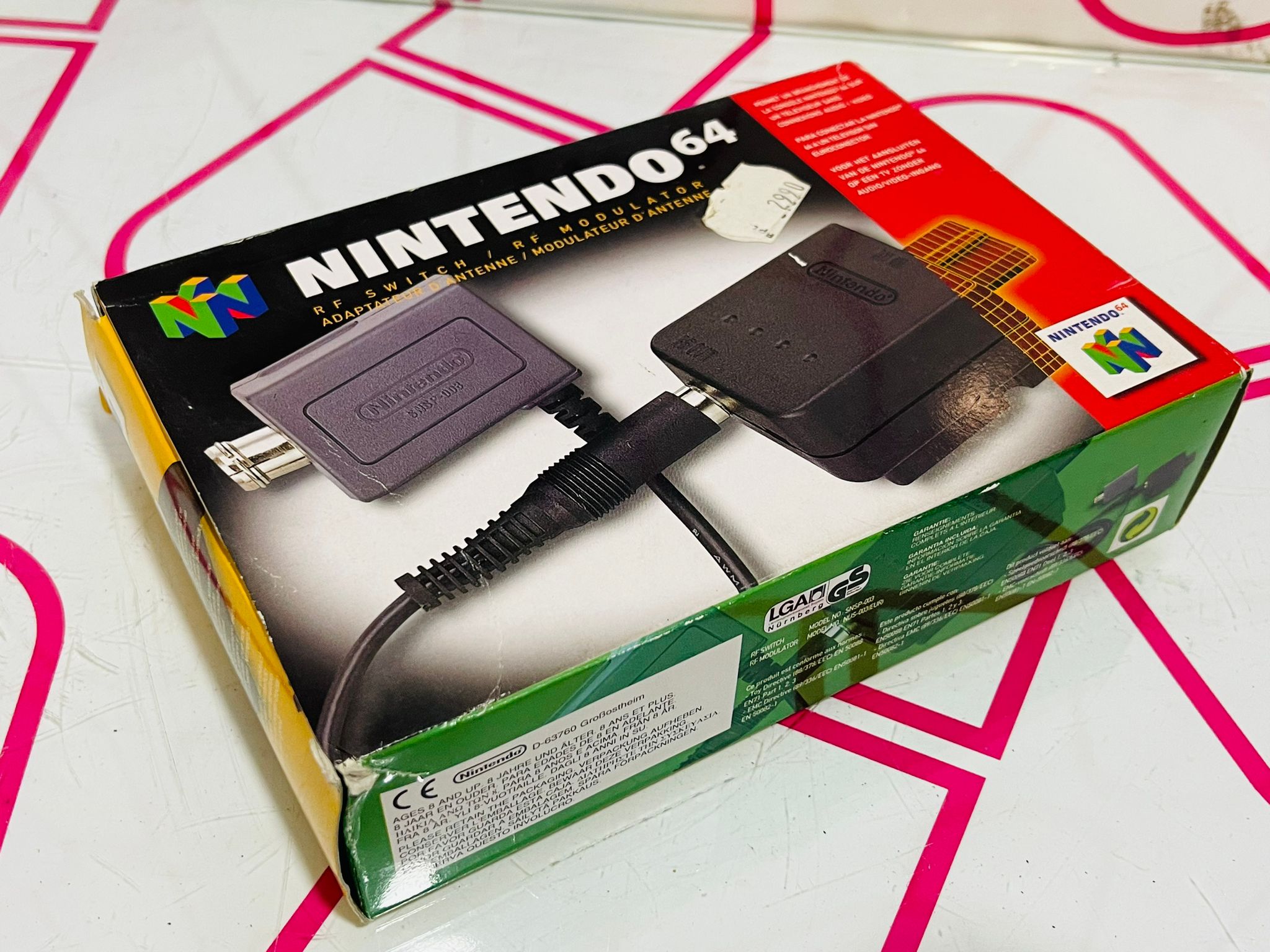 NINTENDO 64 ADAPTADOR ANTENA FR MODULATOR *COMPLETO SIN USO* – Nolotire