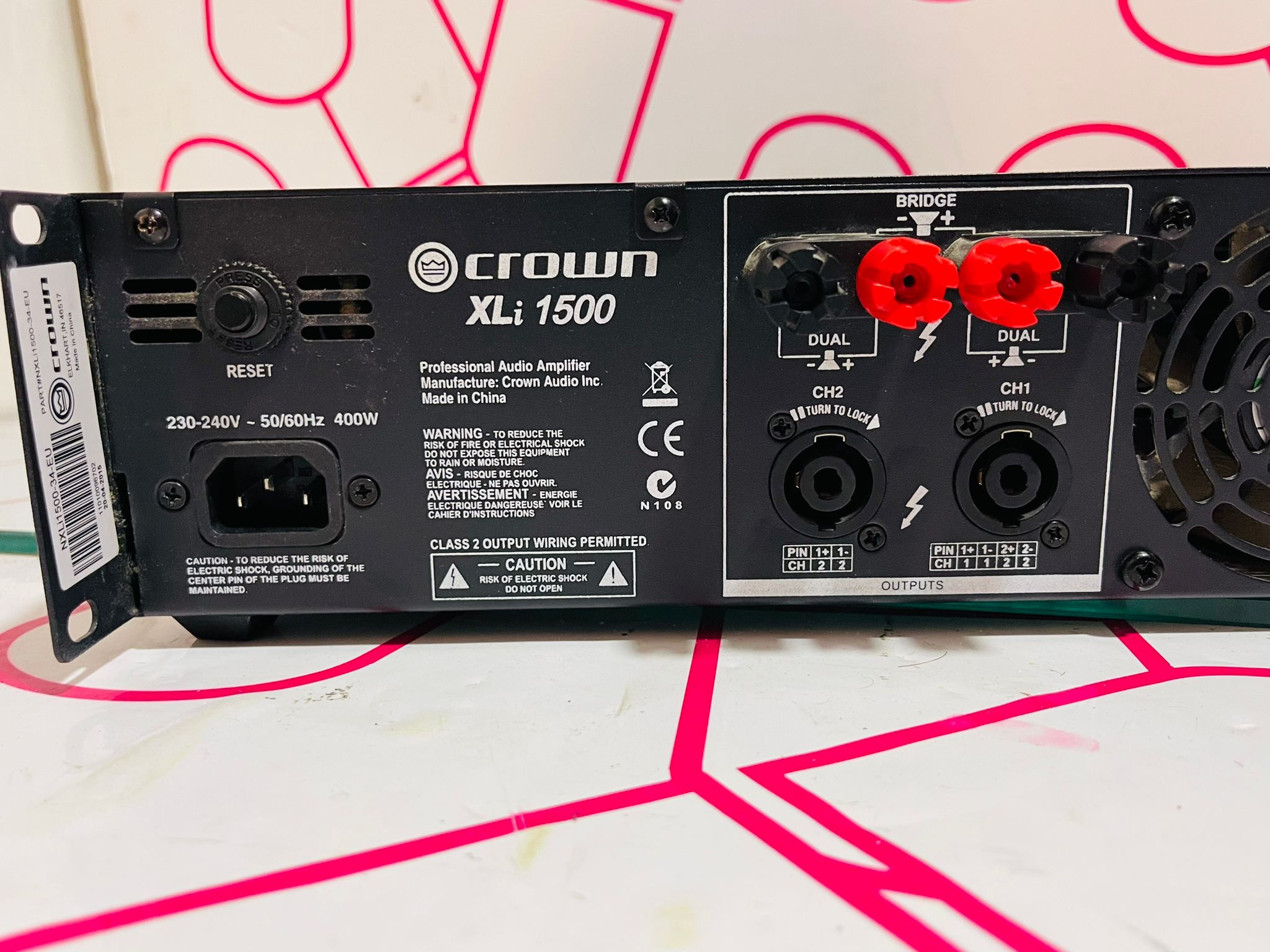 ETAPA DE POTENCIA CROWN XLI 1500 400W RMS – Nolotire