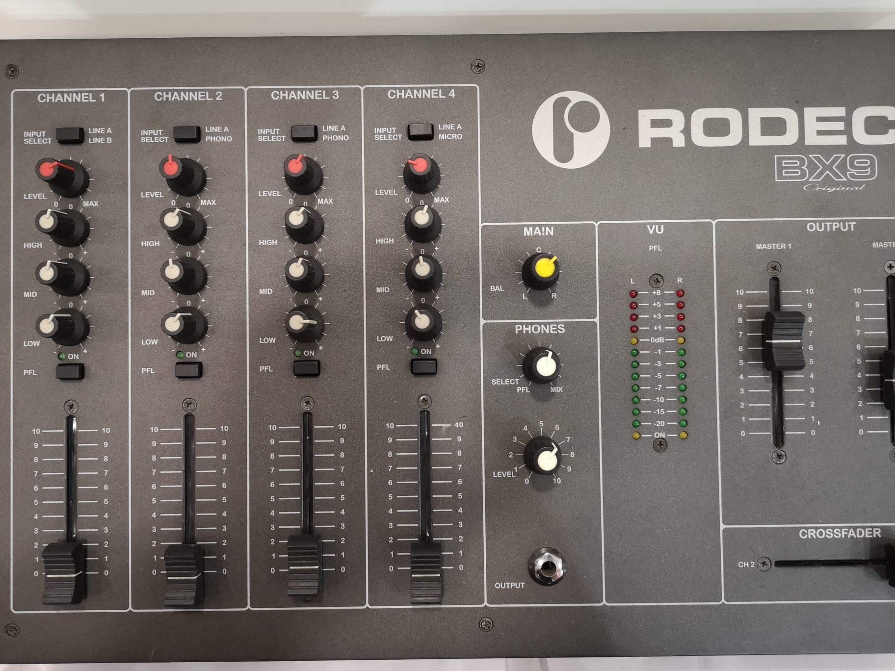 MESA MEZCLAS RODEC BX9 ORIGINAL – Nolotire