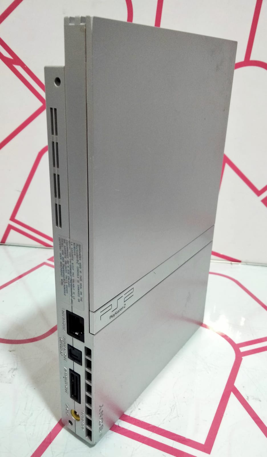 CONSOLA PS2 SLIM GRIS *PARA PIEZAS / NO FUNCIONAL **SIN CABLES NI MANDO ...