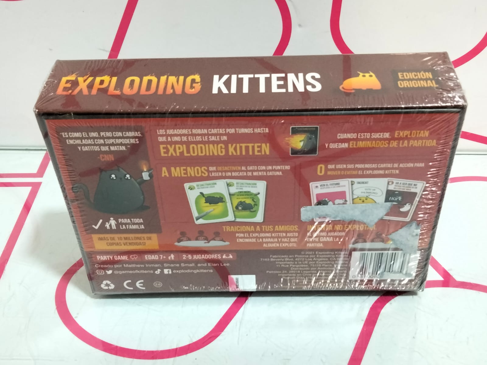 JUEGO DE CARTAS EXPLODING KITTENS *PRECINTADO – Nolotire JUEGO DE CARTAS EXPLODING KITTENS *PRECINTADO – Nolotire