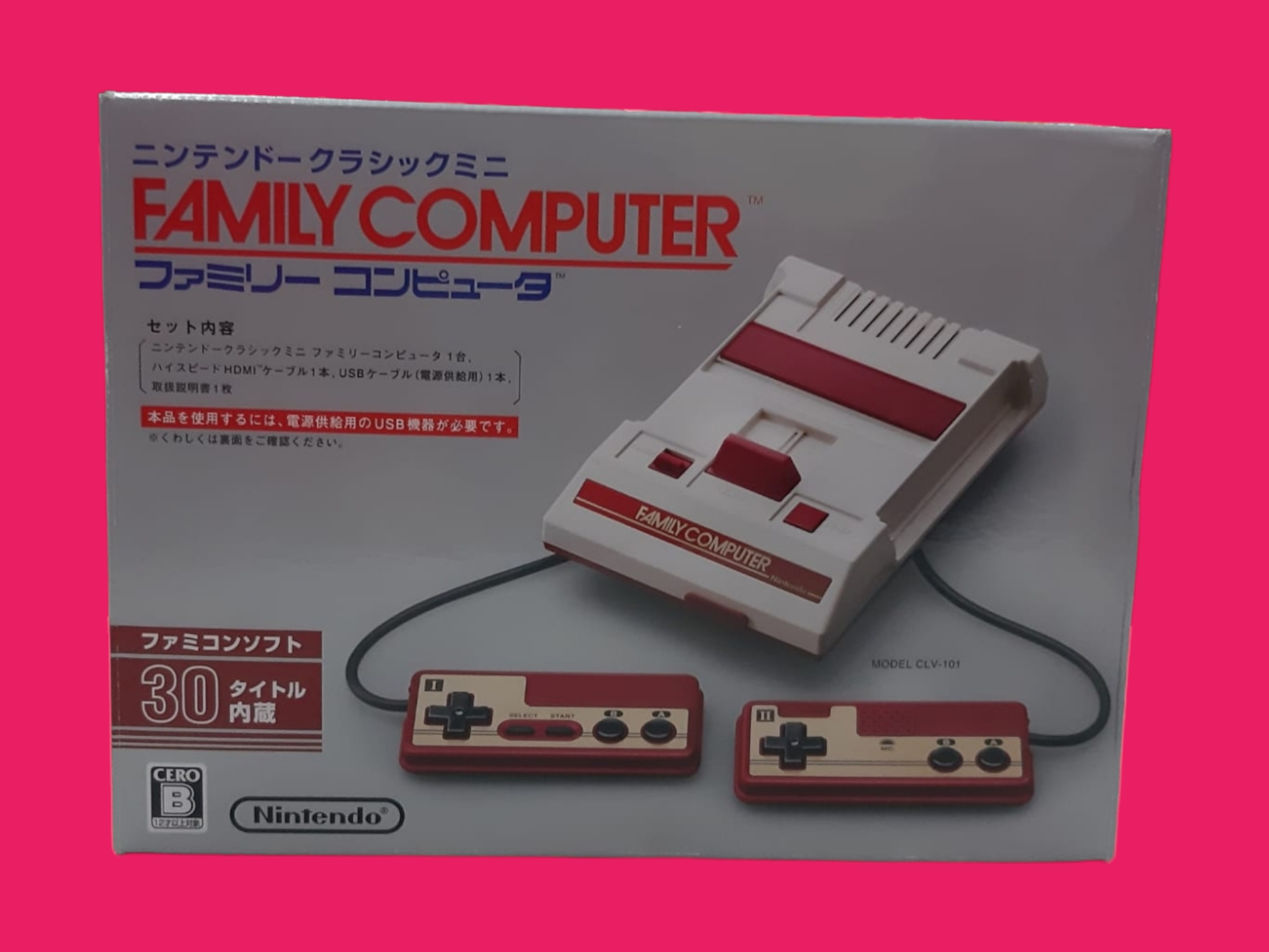 VIDEOCONSOLA NINTENDO FAMILY COMPUTER MINI (FAMICOM) CLV-101 EN CAJA ...