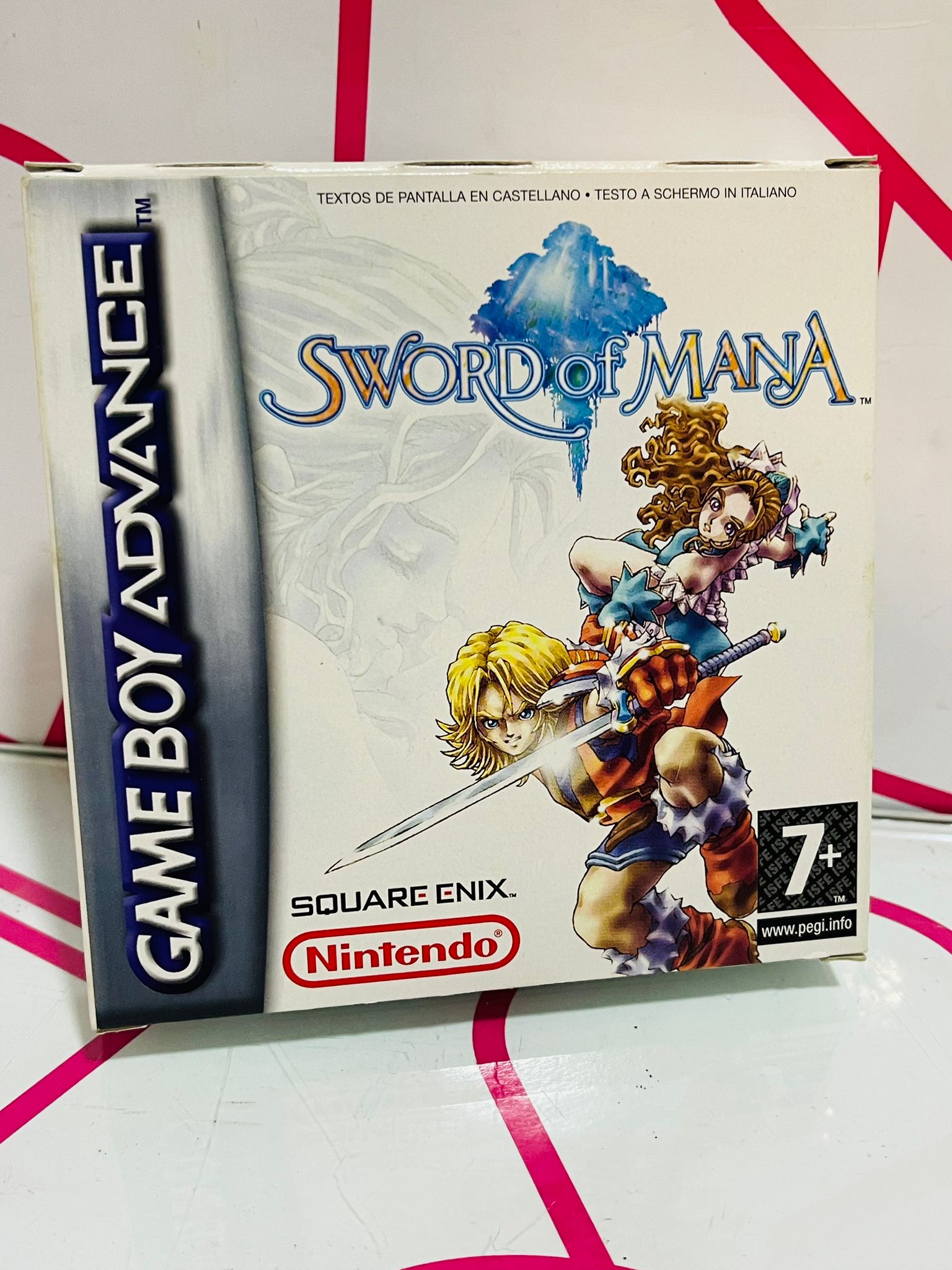VIDEOJUEGO GAMEBOY ADVANCE SWORD OF MANA COMPLETO *CAJA ESCRITA LATERAL ...