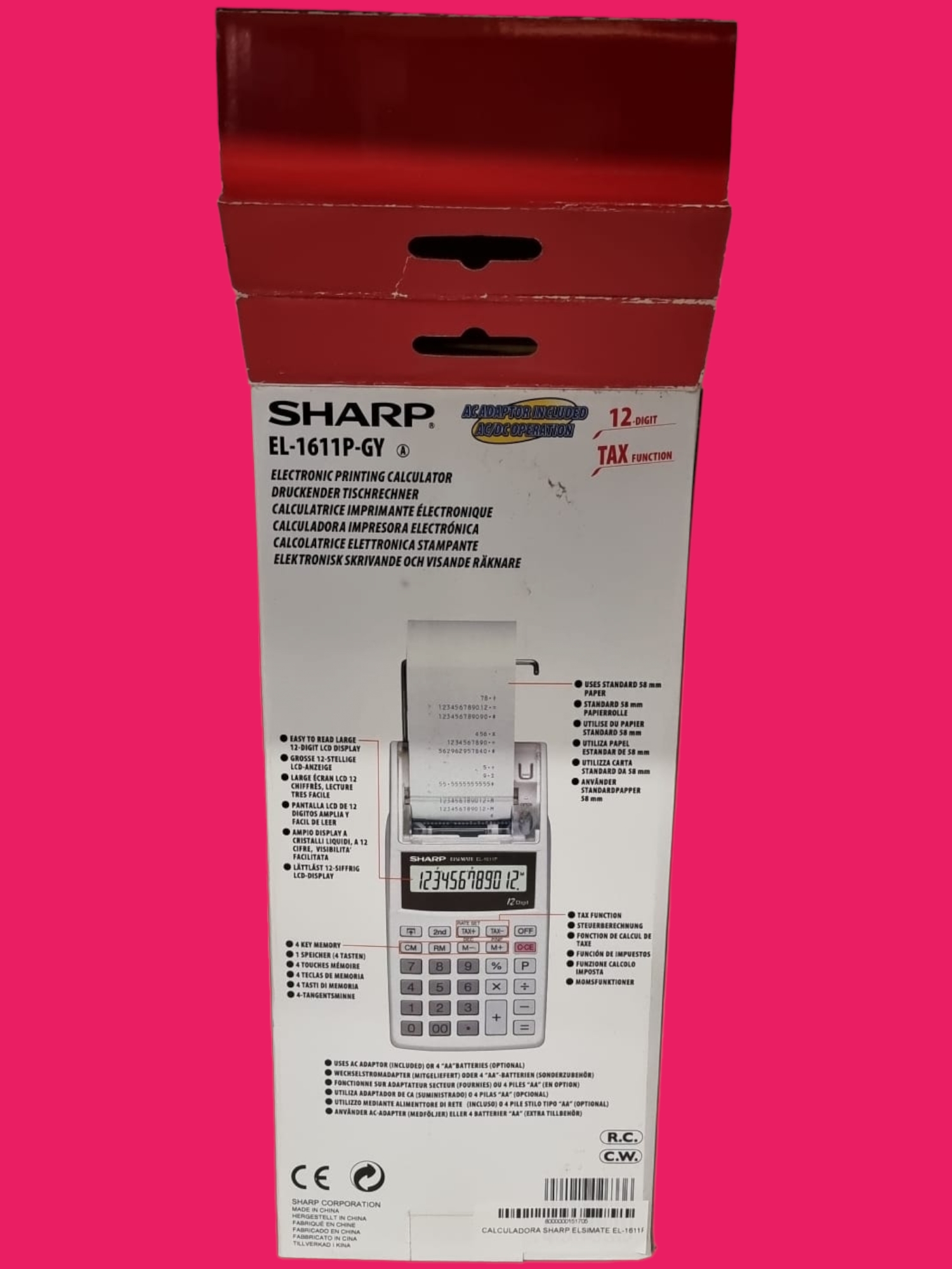 CALCULADORA SHARP ELSIMATE EL-1611P – Nolotire