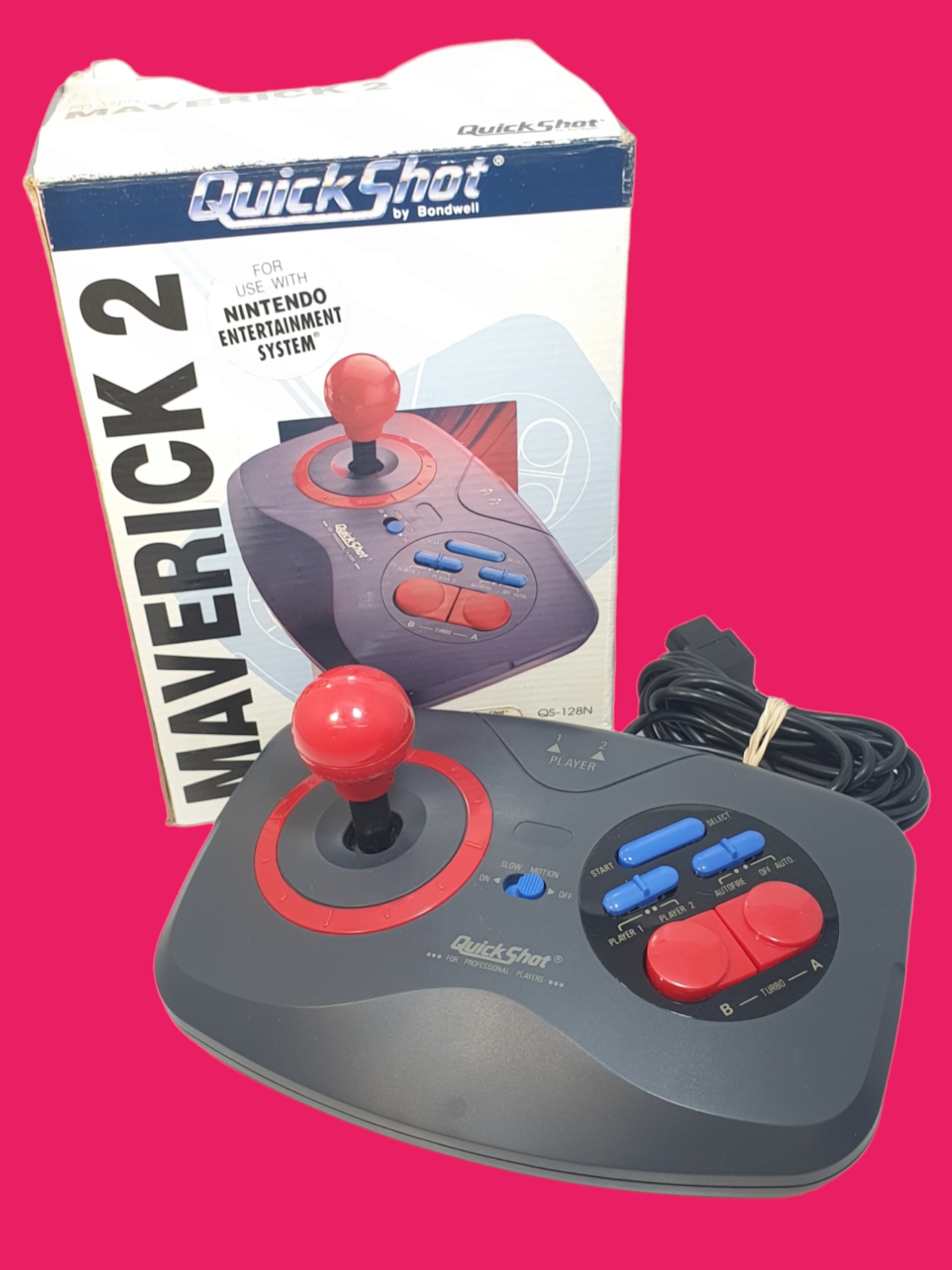 JOYSTICK MAVERICK 2 PARA NINTENDO NES QUICK SHOT EN CAJA – Nolotire