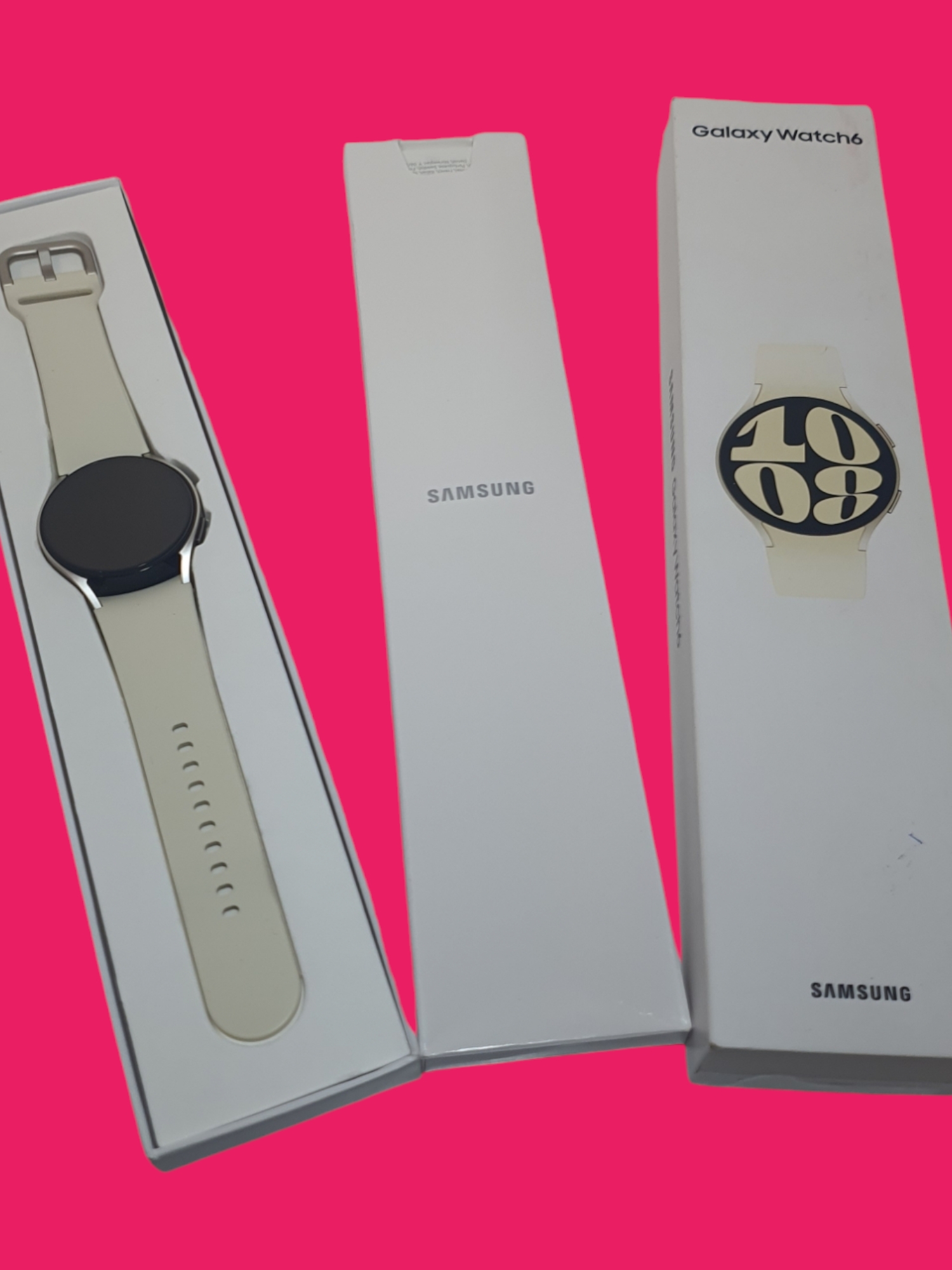 SMARTWATCH SAMSUNG GALAXY WATCH 6 SM-R930 40MM CORREA CAUSHO BLANCA ...